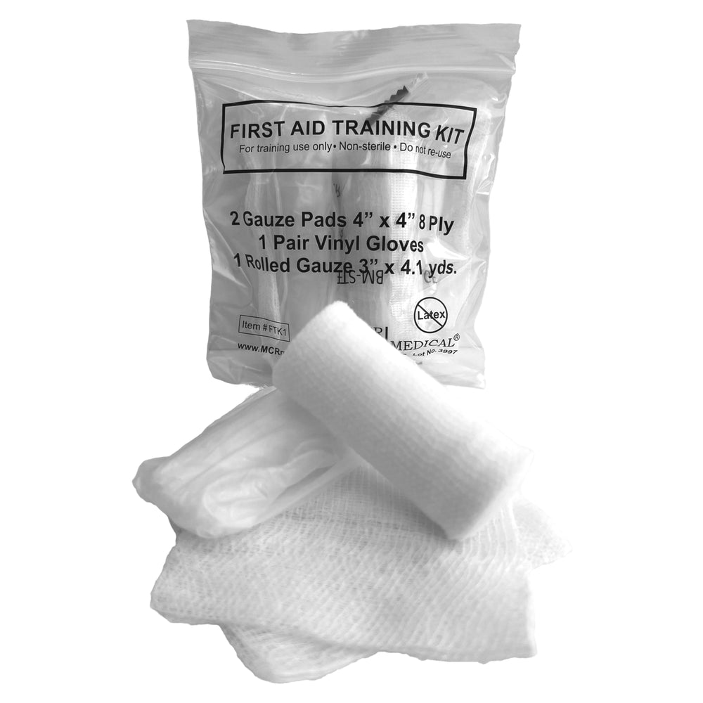 Box of 100 First Aid Training Kits, Basic-MCR Medical – MCR Medical CPR ...