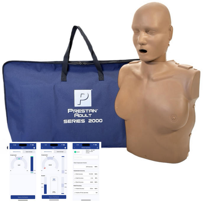 Series 2000 Adult Female CPR Manikin with Advanced Feedback, DARK TONE ...