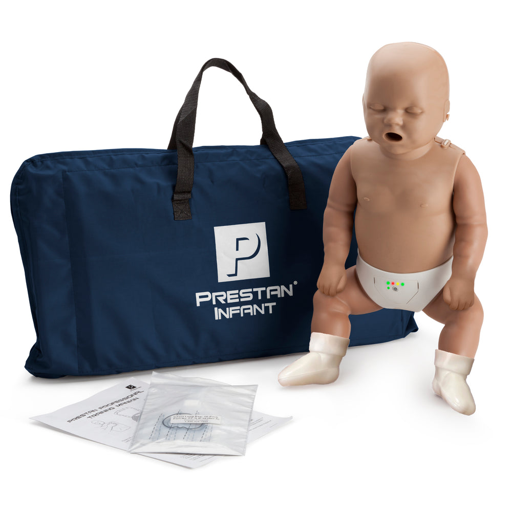 Infant CPR Manikin WITH Feedback, DARK TONE, PRESTAN – MCR Medical CPR ...