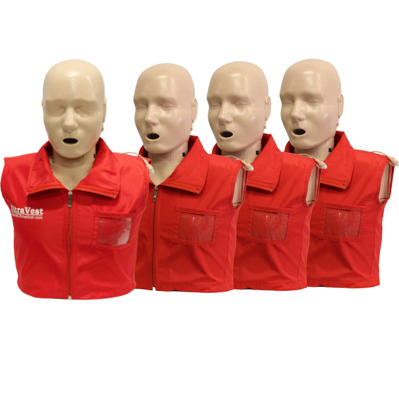 UltraVest CPR Ultralite Manikin Vest, 4-pack – MCR Medical CPR & First Aid Training Supplies